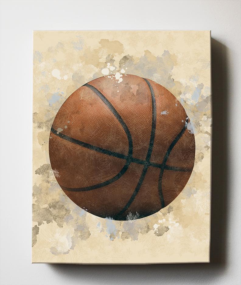 Basketball Paintings Canvas
